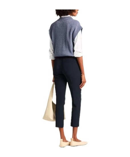 Brunello Cucinelli Tapered Crepe Trousers