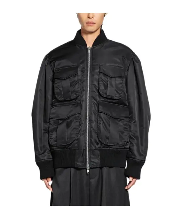 Simone Rocha Padded Multi-pocket Bomber Jacket
