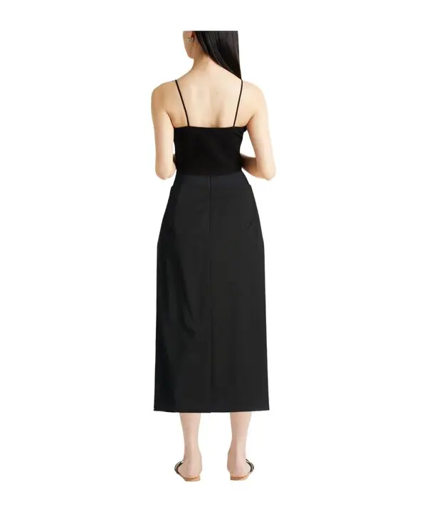 Sportmax Wool Pencil Skirt With Elasticated Waist