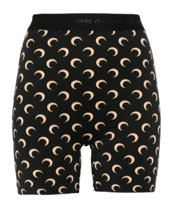 MARINE SERRE Moon-print Shorts