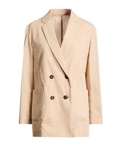 Brunello Cucinelli Striped Double-breasted Blazer