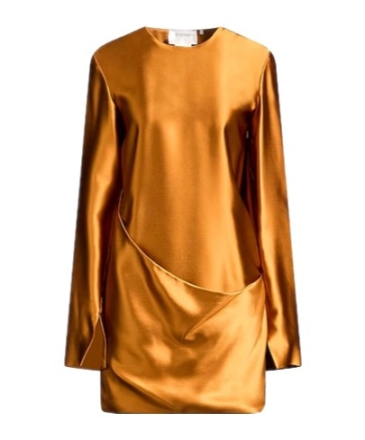 Sportmax Longsleeve Dress With Draped Accents
