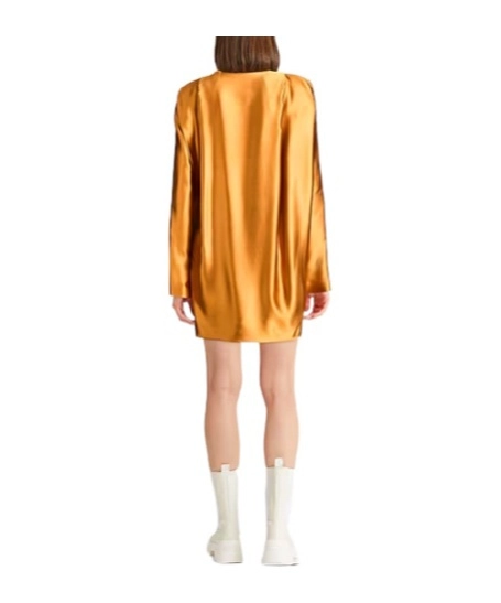 Sportmax Longsleeve Dress With Draped Accents