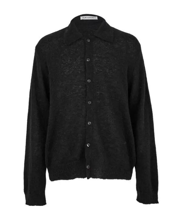 Our Legacy Button-down Polo Shirt - Black