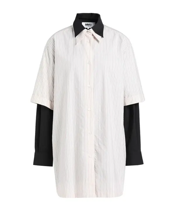 MAISON MARGIELA Striped Shirt - Lavender