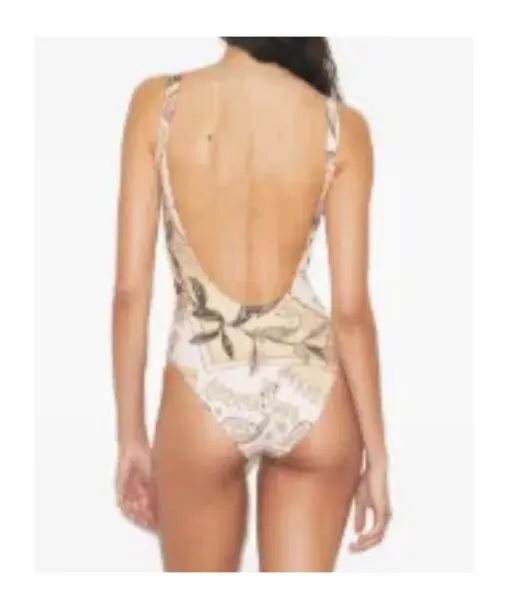 Tory Burch Printed One-piece U-back Swimsuit