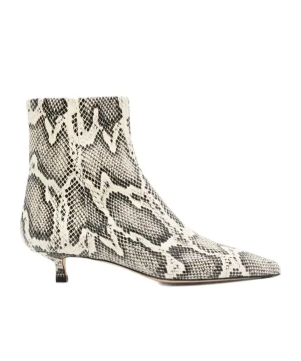 AeydĒ Low-heeled Ankle Boots - White