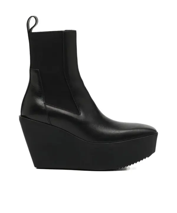 Rick Owens Square-toe Ankle Boots