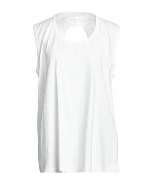 MAISON MARGIELA Sleeveless Jersey T-shirt
