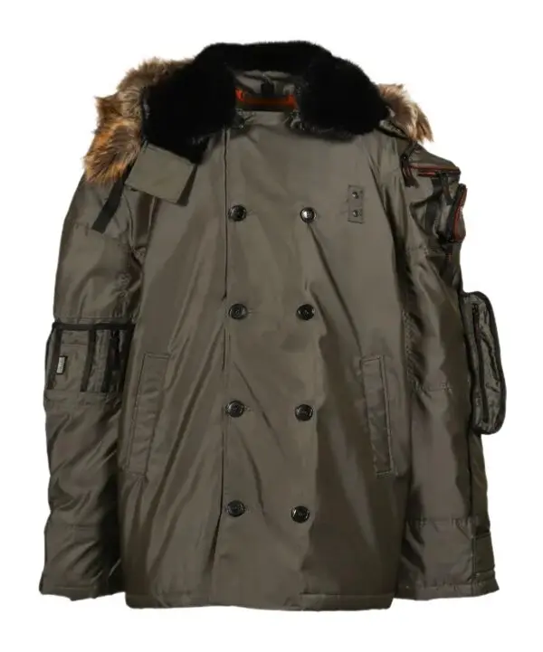 Martine Rose Double-breasted Raincoat Jacket