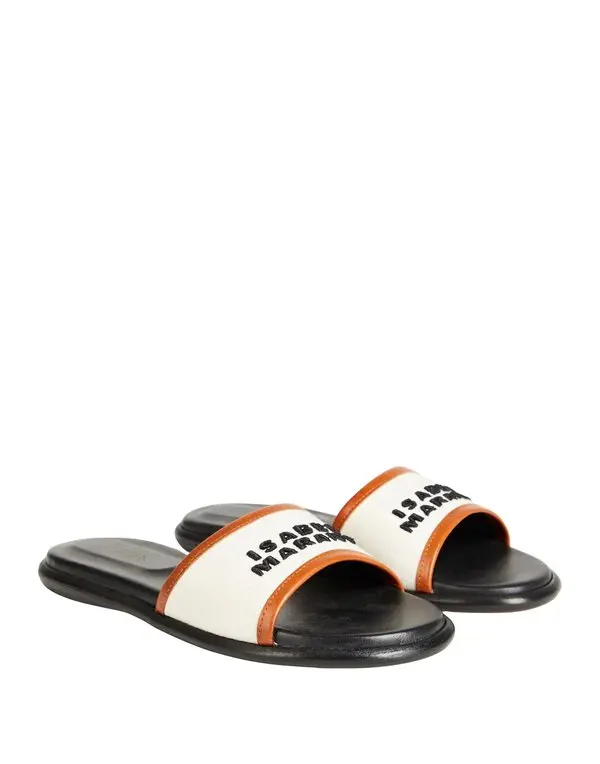 Isabel Marant Étoile Two-tone Leather Slippers