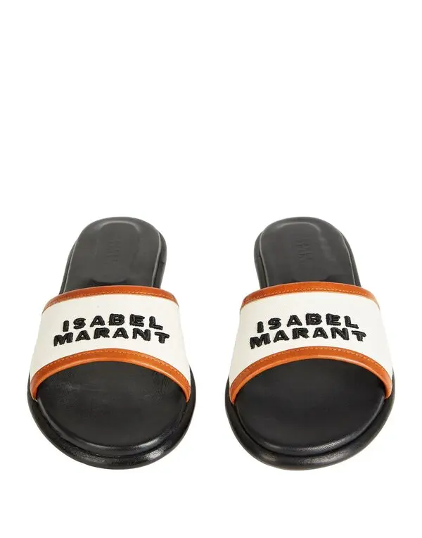 Isabel Marant Étoile Two-tone Leather Slippers