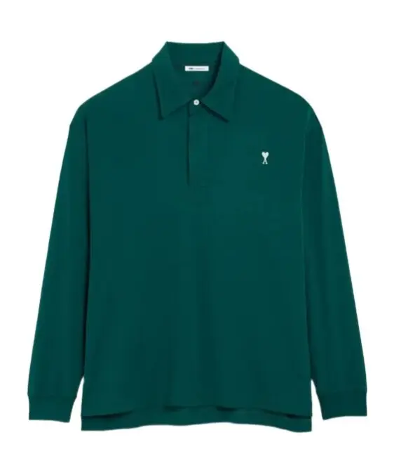 AMI Paris Cotton De Coeur Polo