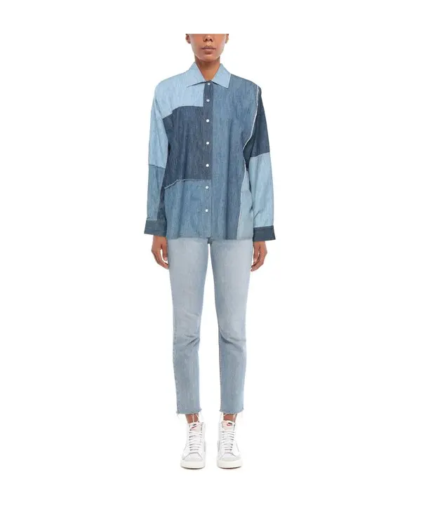 Dolce & Gabbana Patchwork Denim Shirt