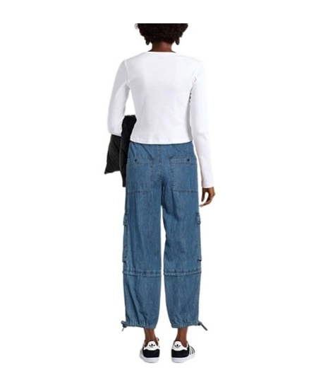 Isabel Marant Étoile Medium Drawstring Cargo Jeans