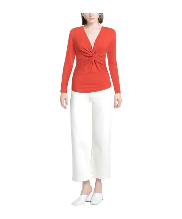 Isabel Marant Étoile Long Sleeve V-neck T-shirt