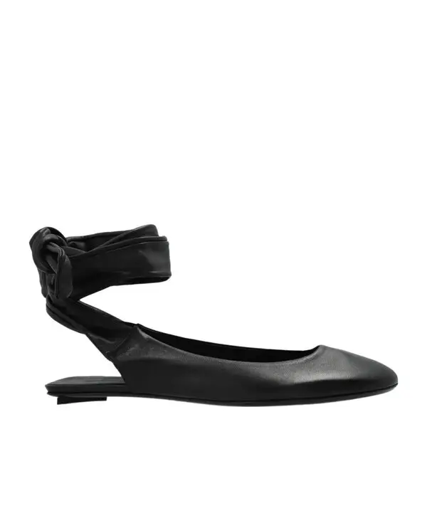 Attico Cloe Ballet Flats - Black
