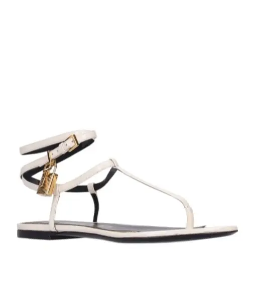 TOM FORD 10mm Leather Thong Sandals