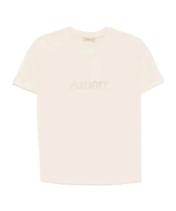 TWINSET Amore Appliqué T-shirt
