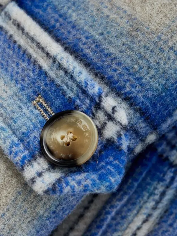 Isabel Marant Étoile Plaid Wool Coat