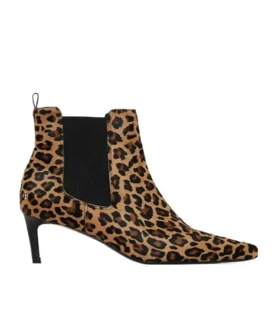 ANINE BING Stevie Leopard-print Heeled Boots