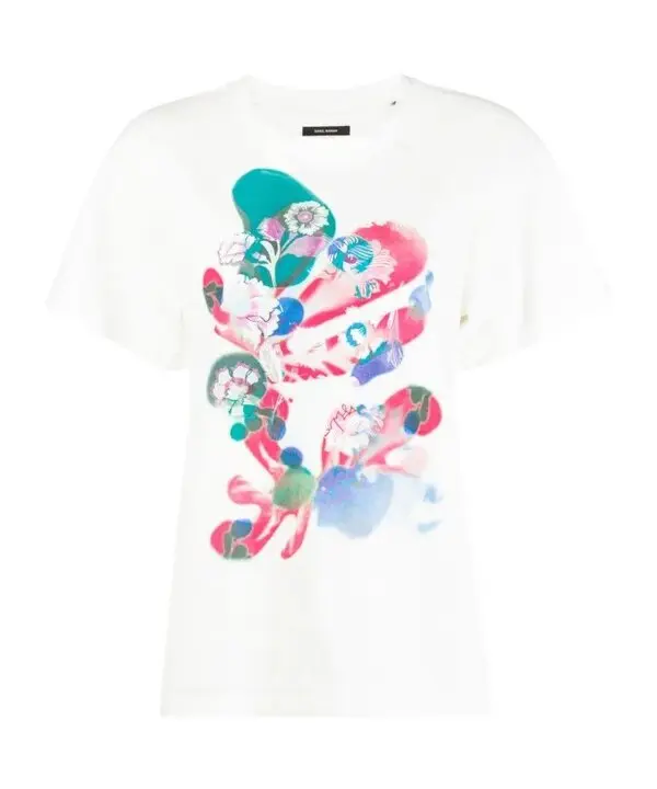 Isabel Marant Étoile Graphic Print T-shirt - White