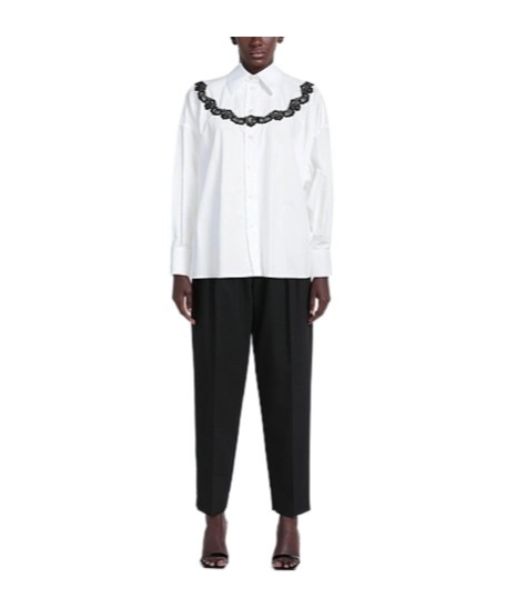 Dolce & Gabbana Twotoned Longsleeve Lace Shirt