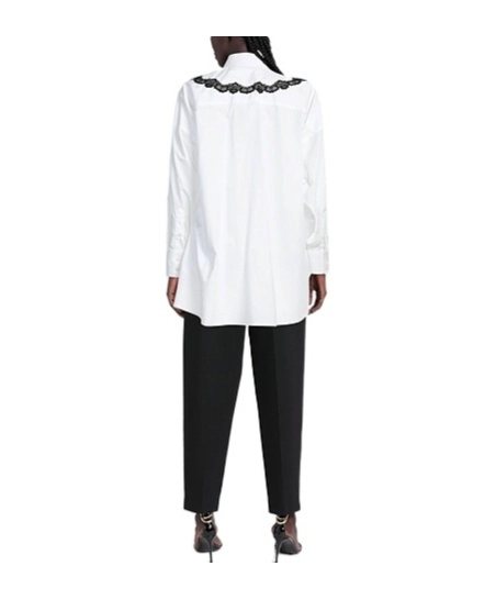 Dolce & Gabbana Twotoned Longsleeve Lace Shirt