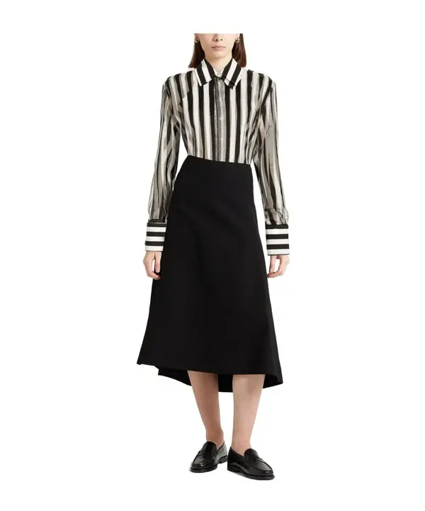 Sportmax Striped Yarn Long Sleeve Shirt