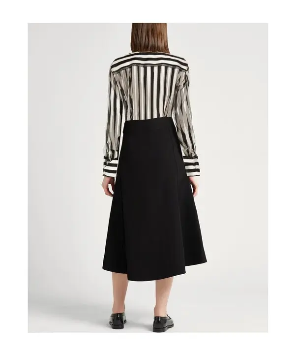 Sportmax Striped Yarn Long Sleeve Shirt