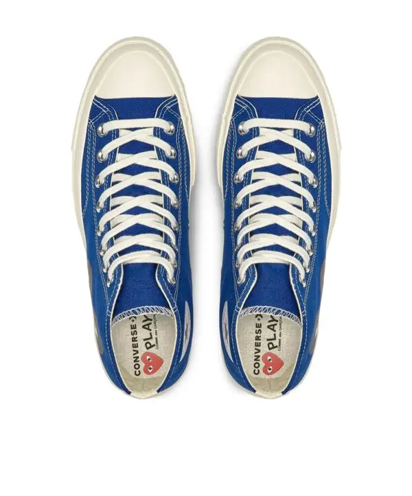 Comme Des Garçons Heart Logo High-top Sneakers
