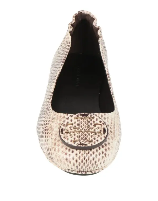 Tory Burch Snake-print Ballet Flats