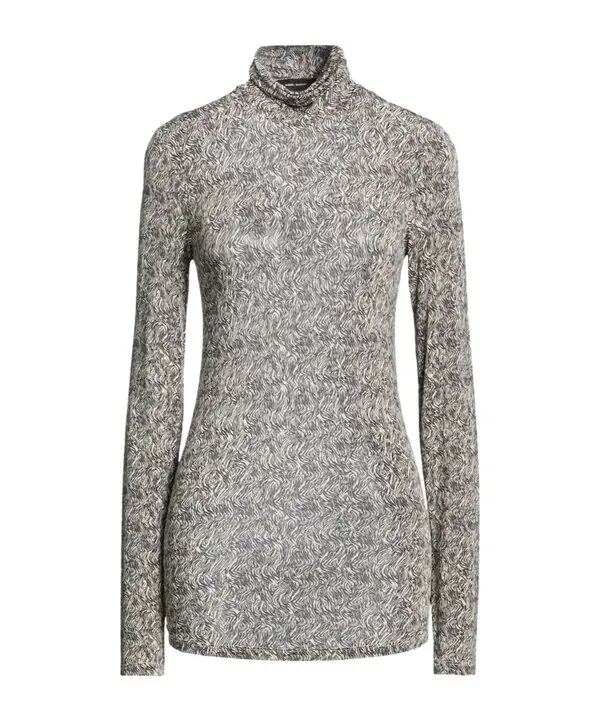 Isabel Marant Étoile Zebra Print Long-sleeve Turtleneck Tee