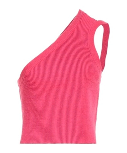 Jacquemus One-shoulder Ribbed Knit Top