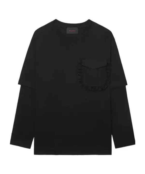 Simone Rocha Ruffle-pocket Layered T-shirt