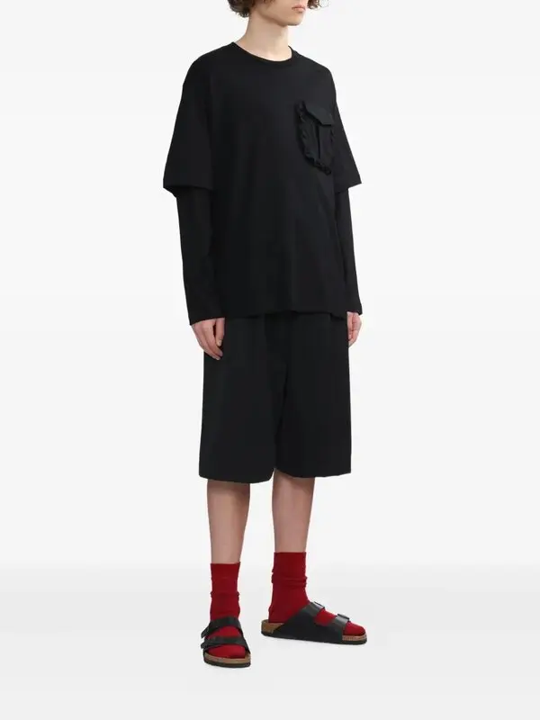Simone Rocha Ruffle-pocket Layered T-shirt