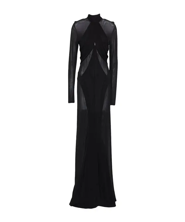 Isabel Marant Étoile Bodycon Long Dress - Black