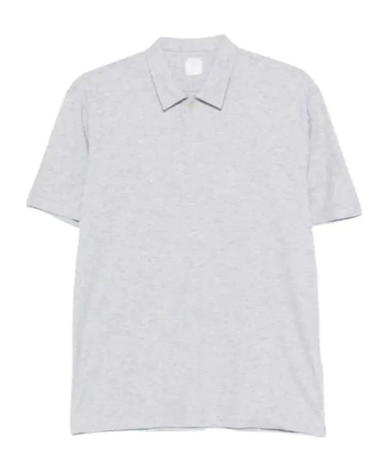 Eleventy Buttoned Short-sleeve Polo Shirt