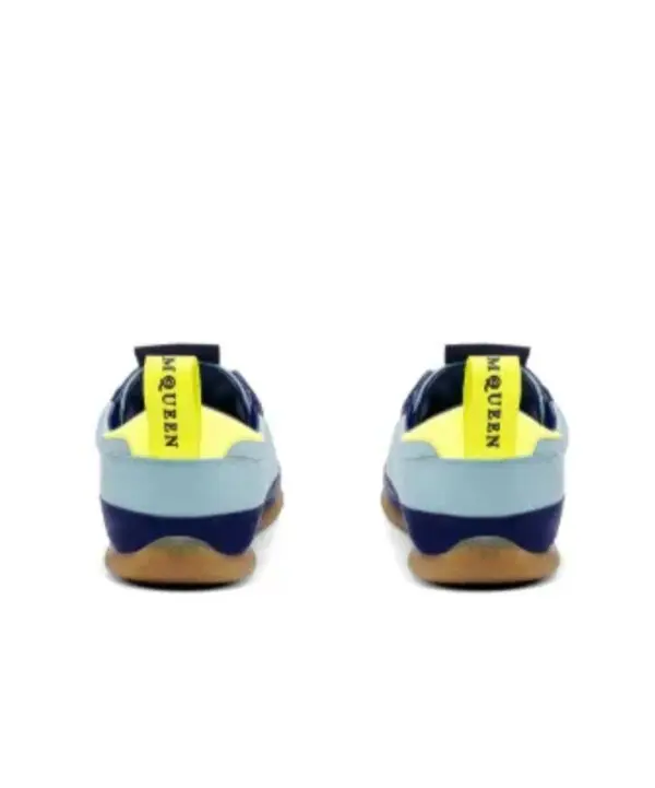Alexander McQueen Ec1 Panelled Suede-trim Sneakers