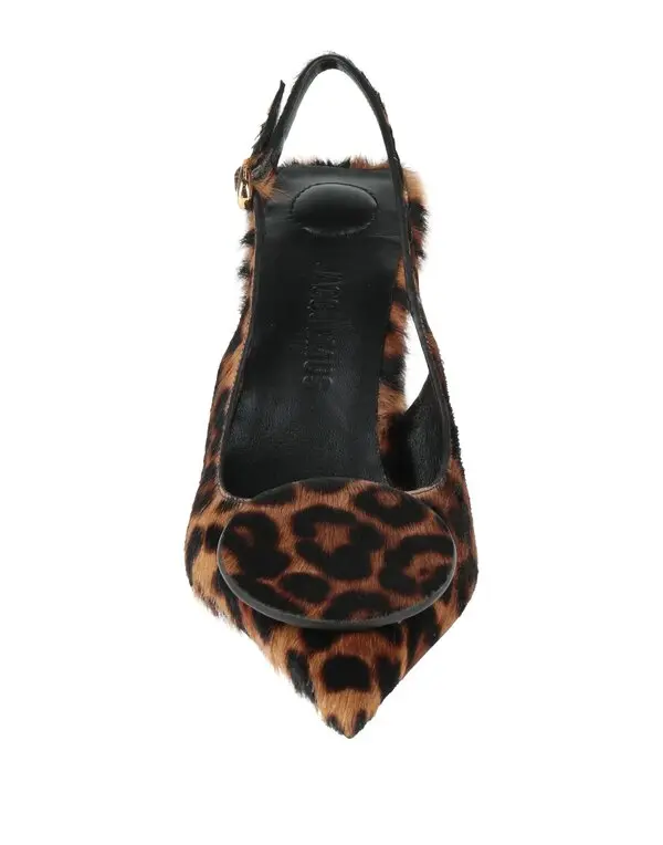Jacquemus Leopard-print Pointed-toe Stiletto Heels