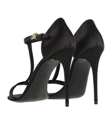 Dolce & Gabbana Satin Stiletto Sandals