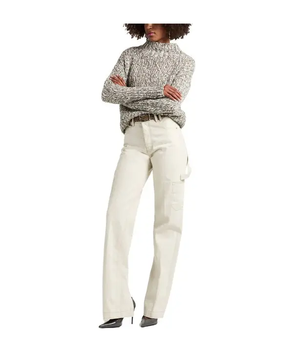 Jacquemus High Rise Straight Leg Jeans