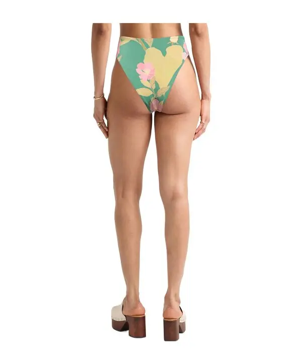 Farm Rio High-waisted Bikini Bottom - Pink