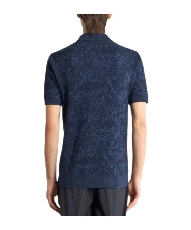 Etro Paisley Jacquard Polo Shirt