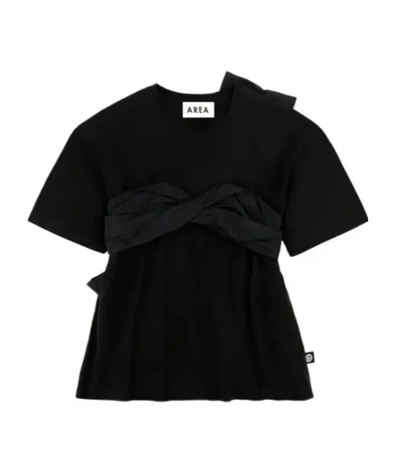 AREA Taffeta Knot T-shirt