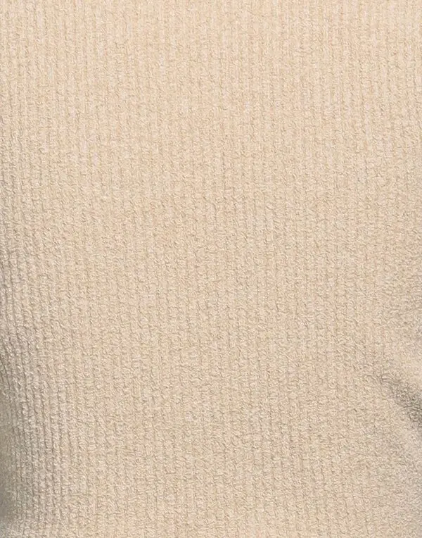 Jacquemus Two-tone Knit Sleeveless Top With Deep V-neck - Beige