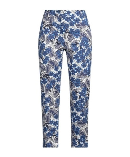 Max Mara Floral-print Tapered Cropped Trousers