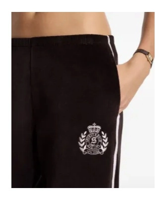 SPORTY  RICH Ny Crest Logo Stripe Track Pants