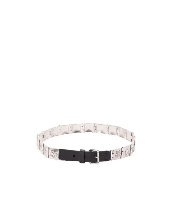 Etro Engraved-detail Belt - White