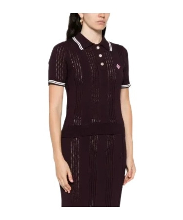 Casablanca Short-sleeved Cotton Polo Shirt